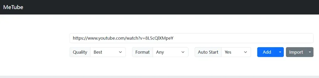 在NAS上通过Docker部署MeTube视频下载工具支持YouTubeB站等资源抓取 - WMW