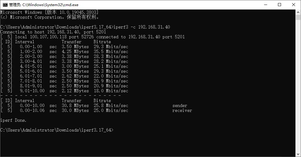 NAS部署iPerf3网络测试工具完整指南：从安装到实测结果分析 - WMW