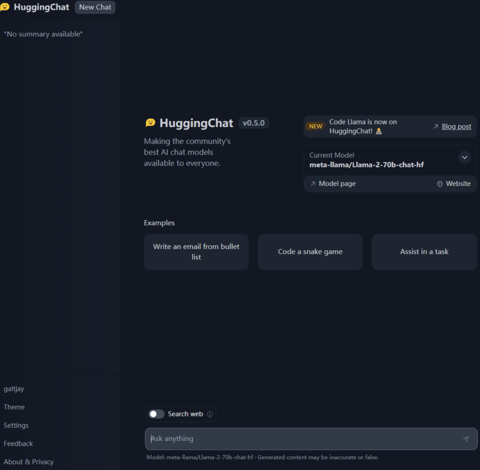huggingface Transformers生态前端项目chat-ui介绍及部署过程 - WMW